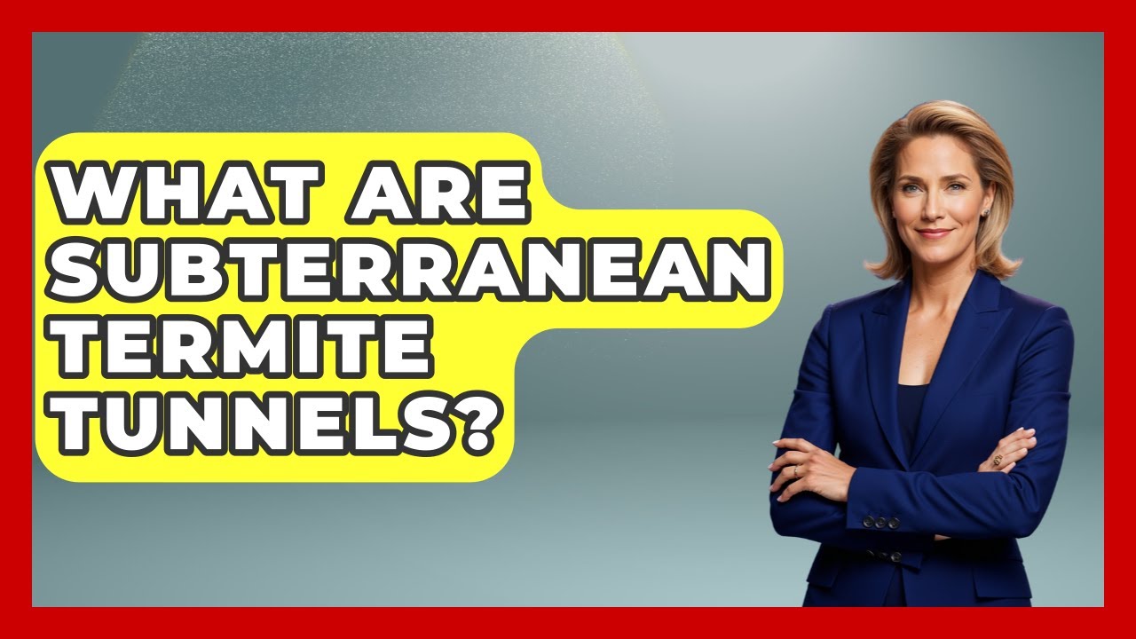 What Are Subterranean Termite Tunnels? - Insects and Invaders - YouTube