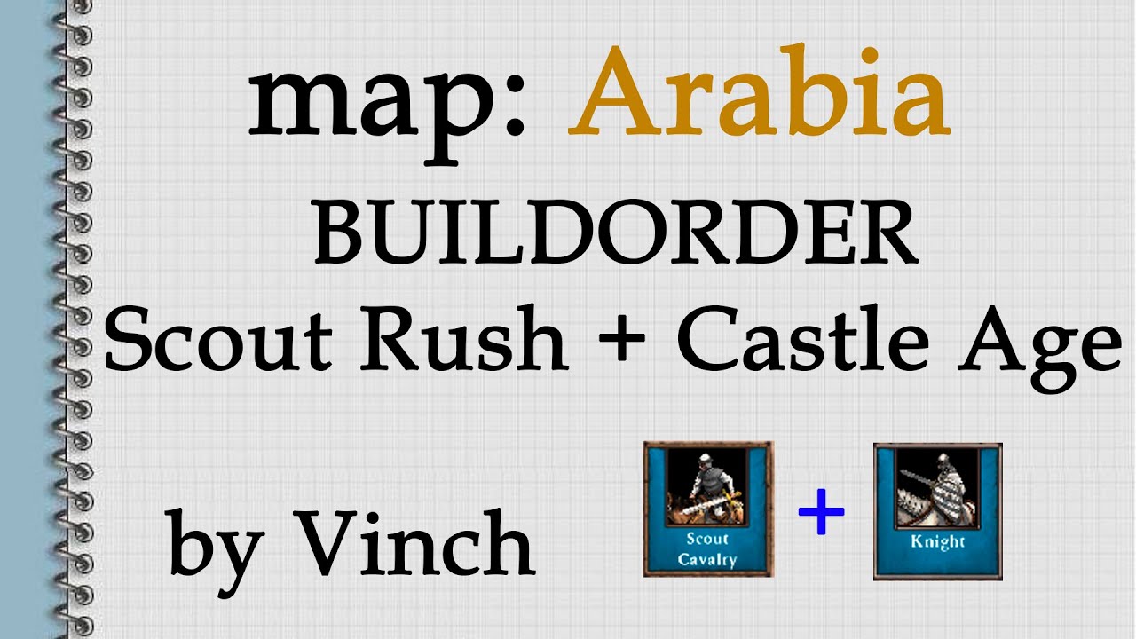 Scouts rush buildorder by Vinchester (RUS) - YouTube