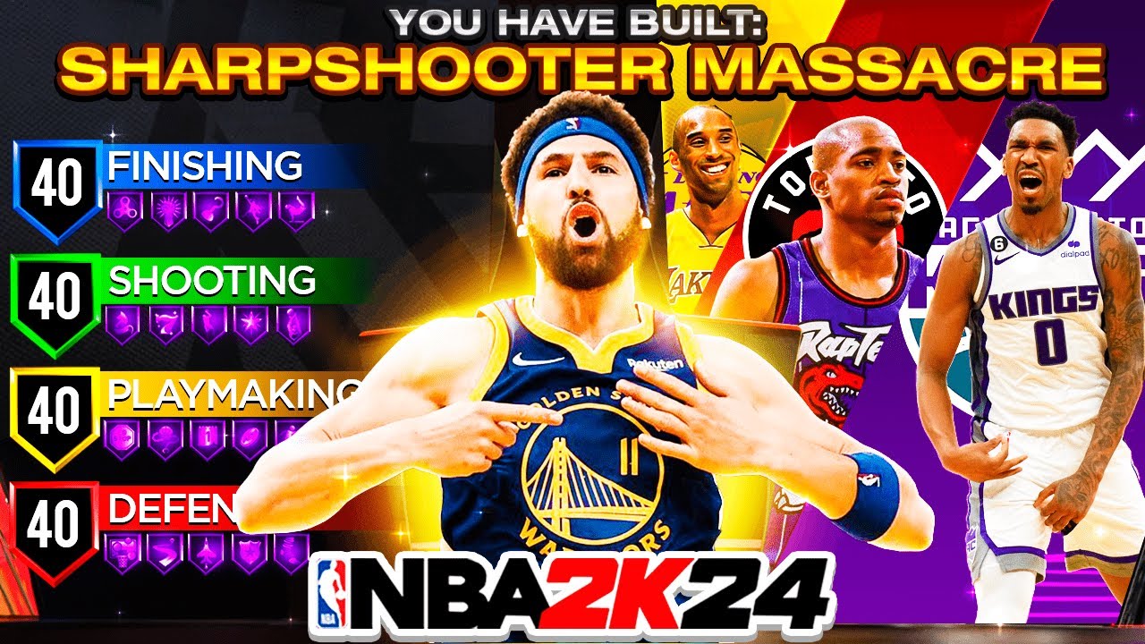 THIS PURE SHARPSHOOTER WITH CONTACT DUNKS IS GAME BREAKING IN NBA2K24 ...