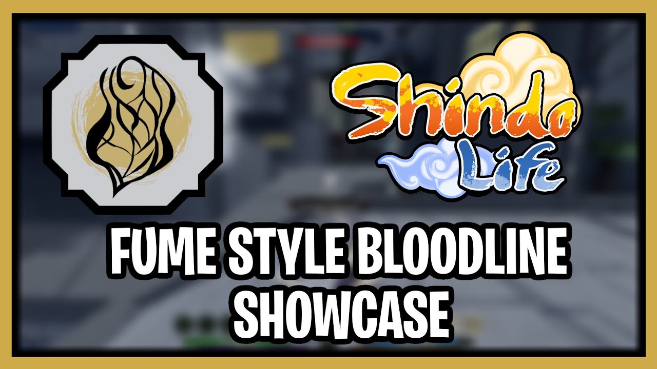 MAX FUME STYLE BLOODLINE SHOWCASE, OP BLOODLINE?! (Shindo Life) - YouTube