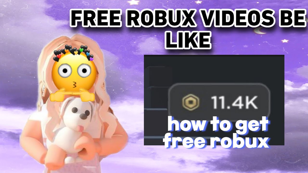 free robux videos be like - YouTube
