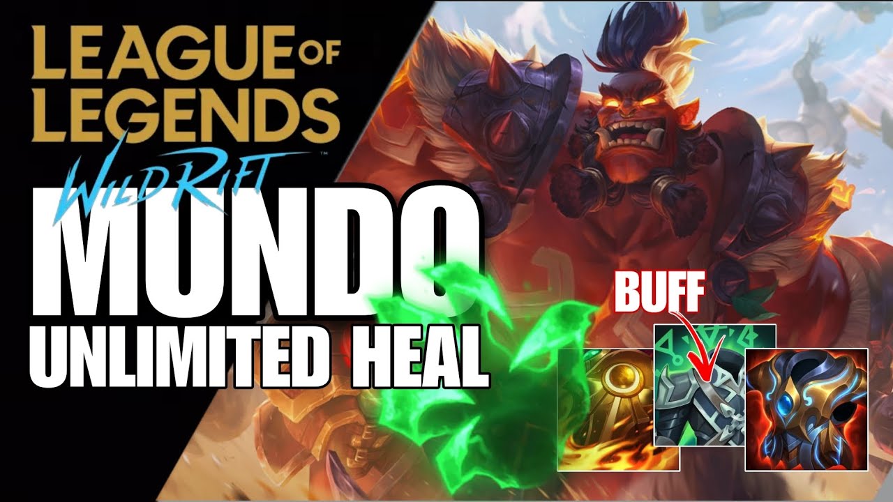 WILD RIFT: ( SEASON 8 ) MUNDO TANK FRONTER CHAMPION - YouTube