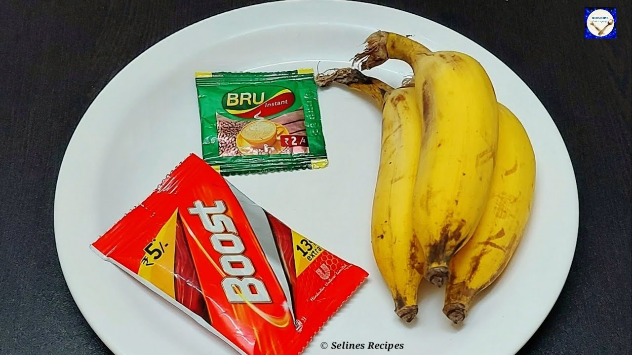5rs Boost 10 rs Banana Make this simple & Delicious Recipe 😋 | Boost ...