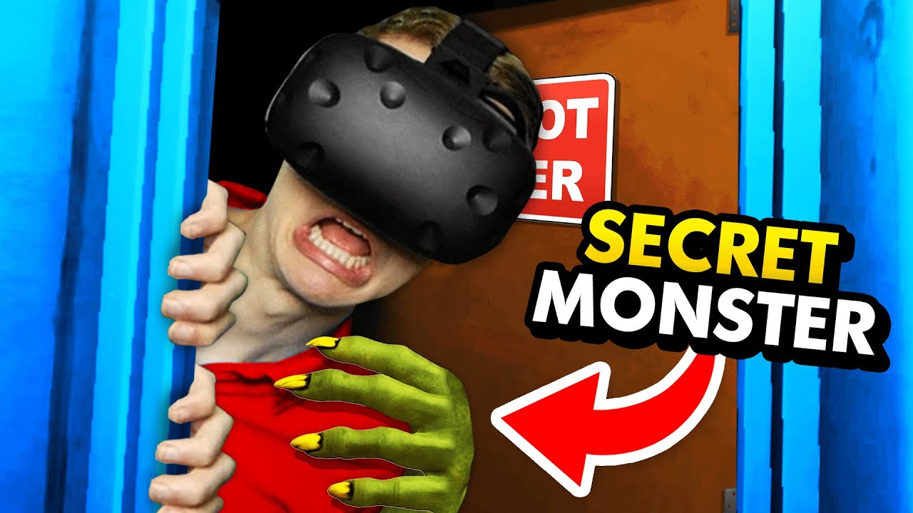 SCARY MONSTER Drags Me Through The SECRET DOOR IN VR (Please, Don't ...
