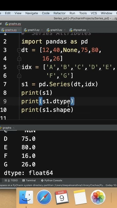 Series Attributes-dtype, shape CBSE Class 12 Informatic Practices,1 ...