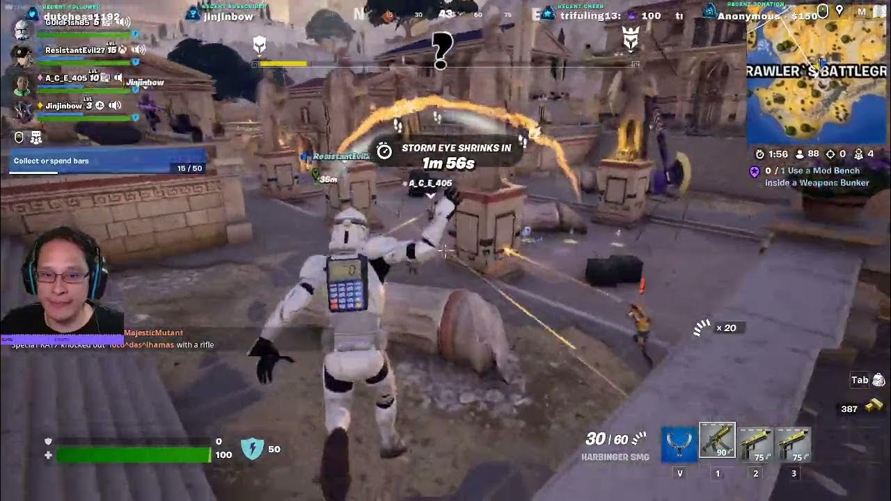 Fortnite - A team 3rd partied our boss fight - YouTube