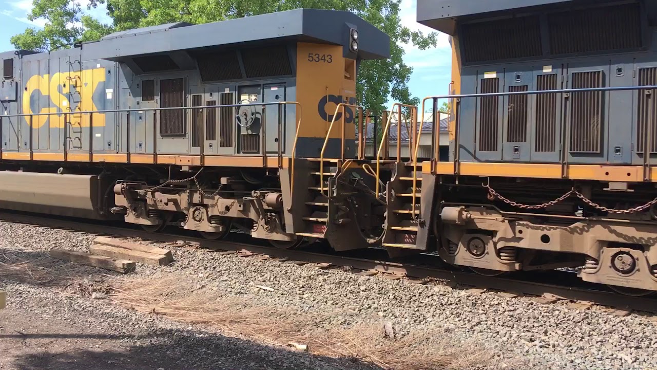 Csx-5316 And Csx-5343 Eastbound Through Fairport N.Y. On 6/18/20 - YouTube