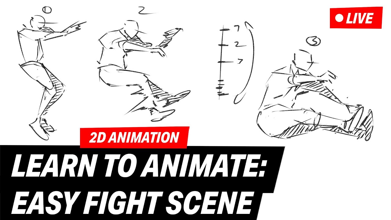 Beginner Animation: Sketching a Shaolin Punch Step-by-Step - YouTube