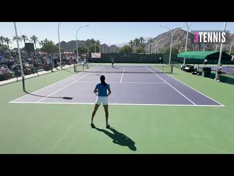 Emma Raducanu (GBR) and Zeynep Sonmez (TUR) Practice | Indian Wells 2026
