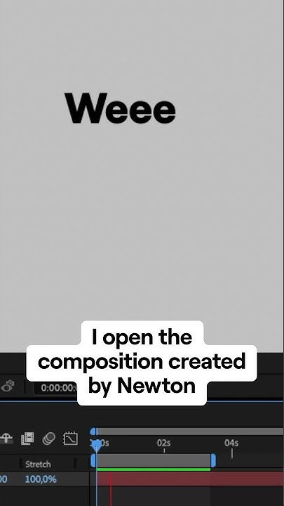 TUTORIAL: Create a Realistic Colliding Text Animation in After Effects using Newton - YouTube