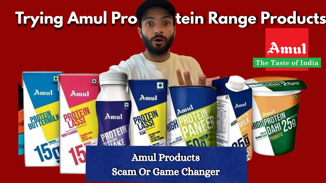 Trying Every Amul Protein Product | Amul’s Game Changing Work - YouTube