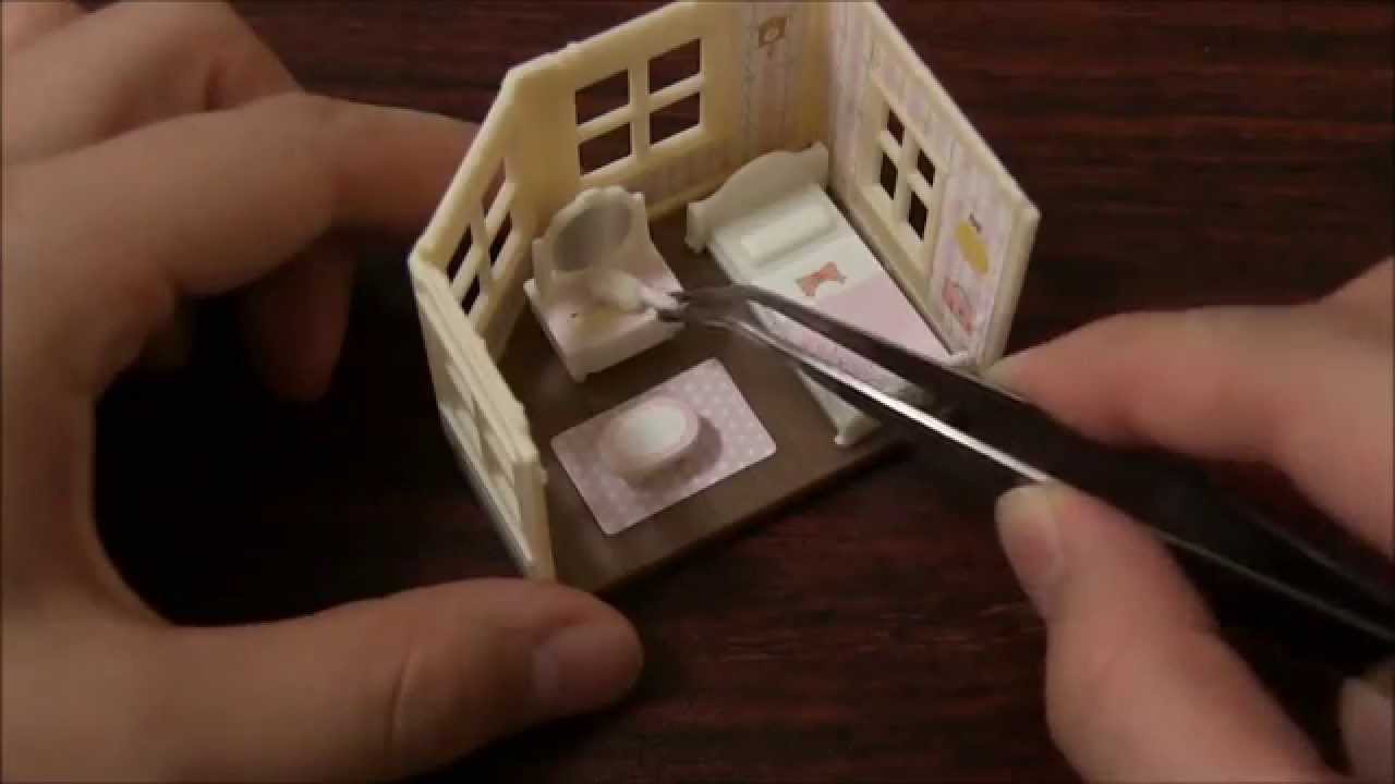 Mini Plastic Model Kit③ シルバニアファミリー ミニシリーズ③ - YouTube
