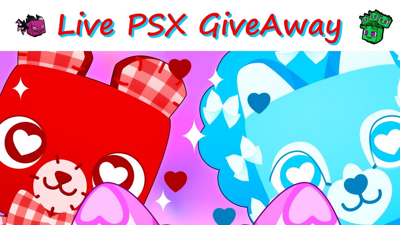 LIVE PSX GIVEAWAY 1X HUGE AND OP HC PETS 🍀THURSDAY🍀 - YouTube