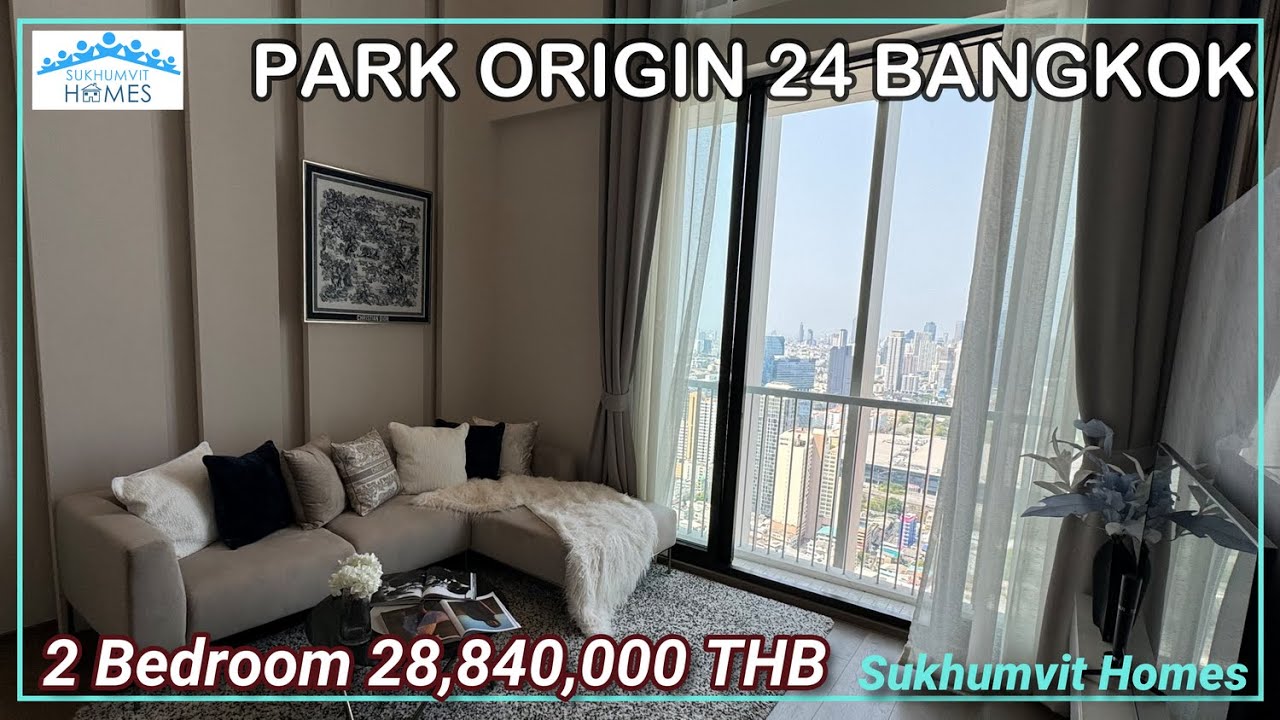 Luxury 2 Bedroom Duplex Condo For Sale Park Origin 24 Bangkok 28,840,000 THB - YouTube