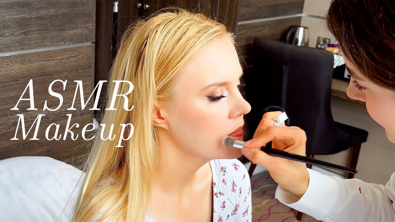 Makeup ASMR - Glam with some sparkle ⁠(Unintentional ASMR, real person ...
