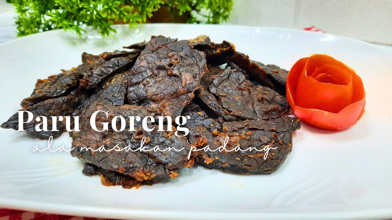 Begini Cara Masak Paru Goreng ala Rumah Makan Padang | TERNYATA GAMPANG ...