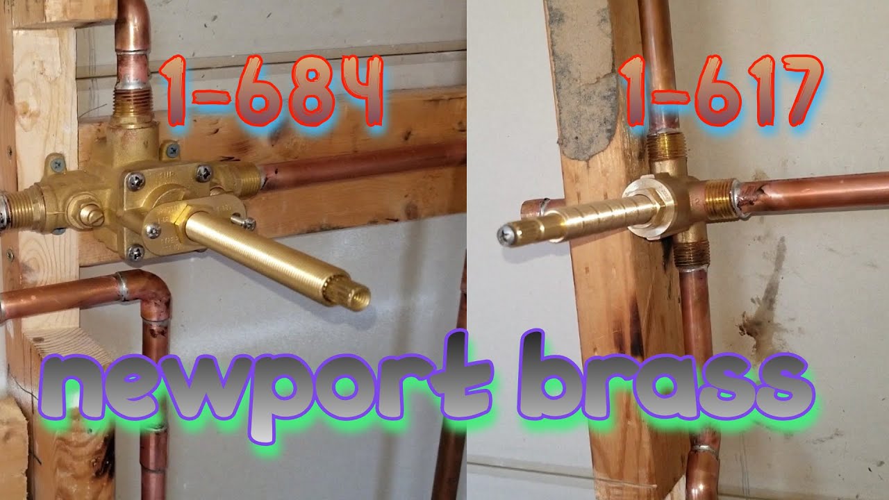 Newport Brass Balanced Shower Valve 1 684 Diverter Valve 1 617 Newport Brass Balanced Shower Valve 1 684 Diverter Valve 1 617