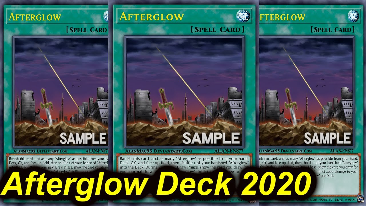 【YGOPRO】AFTERGLOW DECK 2020 - YouTube