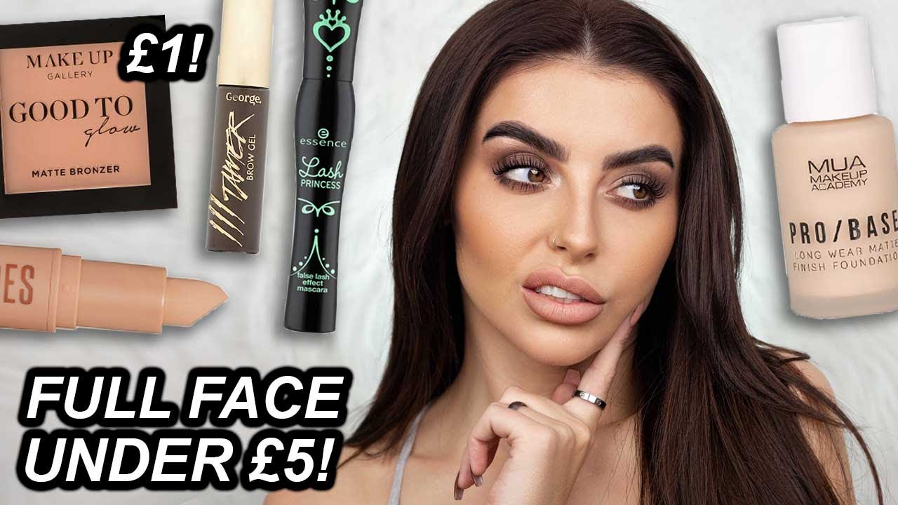 FULL FACE OF PRODUCTS UNDER £5/$5! *Amazing* cheap makeup that you NEED ...
