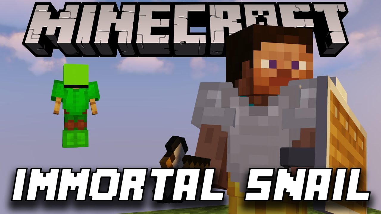 Minecraft but An Immortal Snail Follows Me (It's also Dream) - YouTube