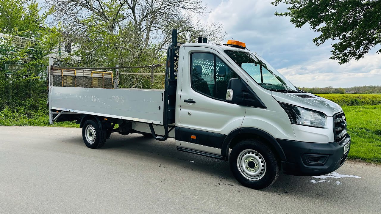 FORD TRANSIT 2.0 TDCI (130) PREMUIM LWB *DROPSIDE TRUCK W/ELECTRIC TAIL ...