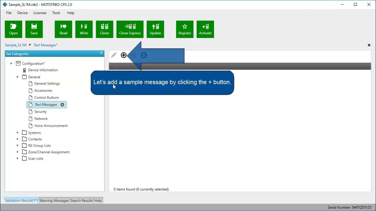 Training video - Mototrbo CPS 2.0 - by Motorola - Opening, Editing and ...