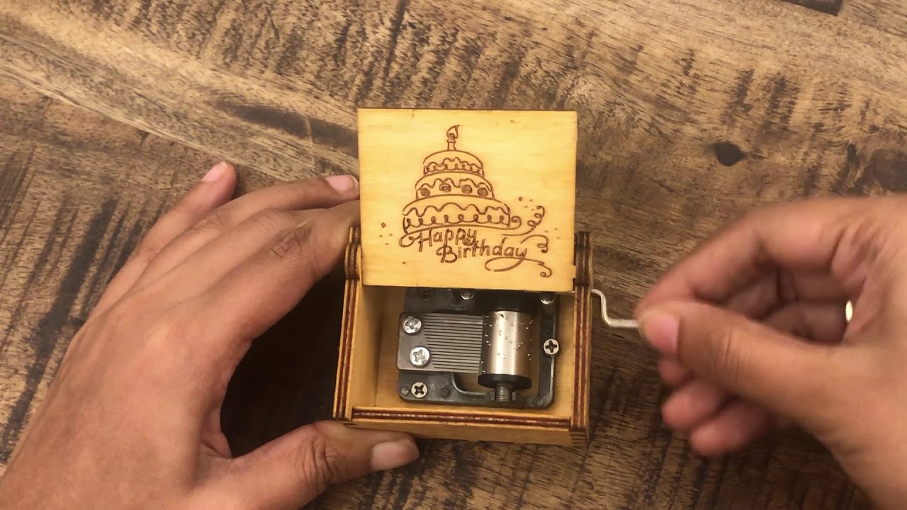 Art & Collectibles Music Boxes Bo\u00eete \u00e0 musique en bois wooden ...