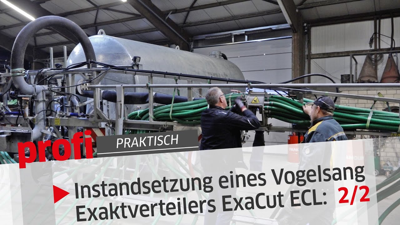 Instandsetzung eines Vogelsang Exaktverteilers ExaCut ECL: Teil 2/2 ...