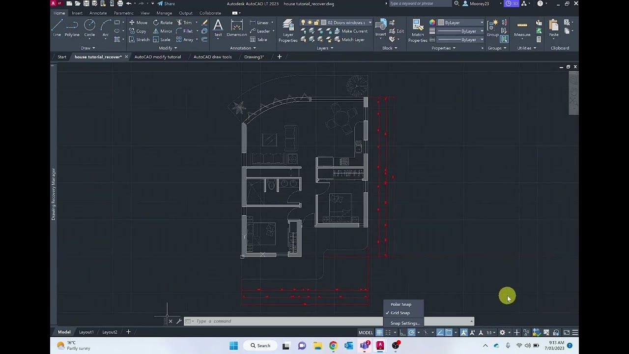 AutoCAD LT - Introduction to workspace - YouTube