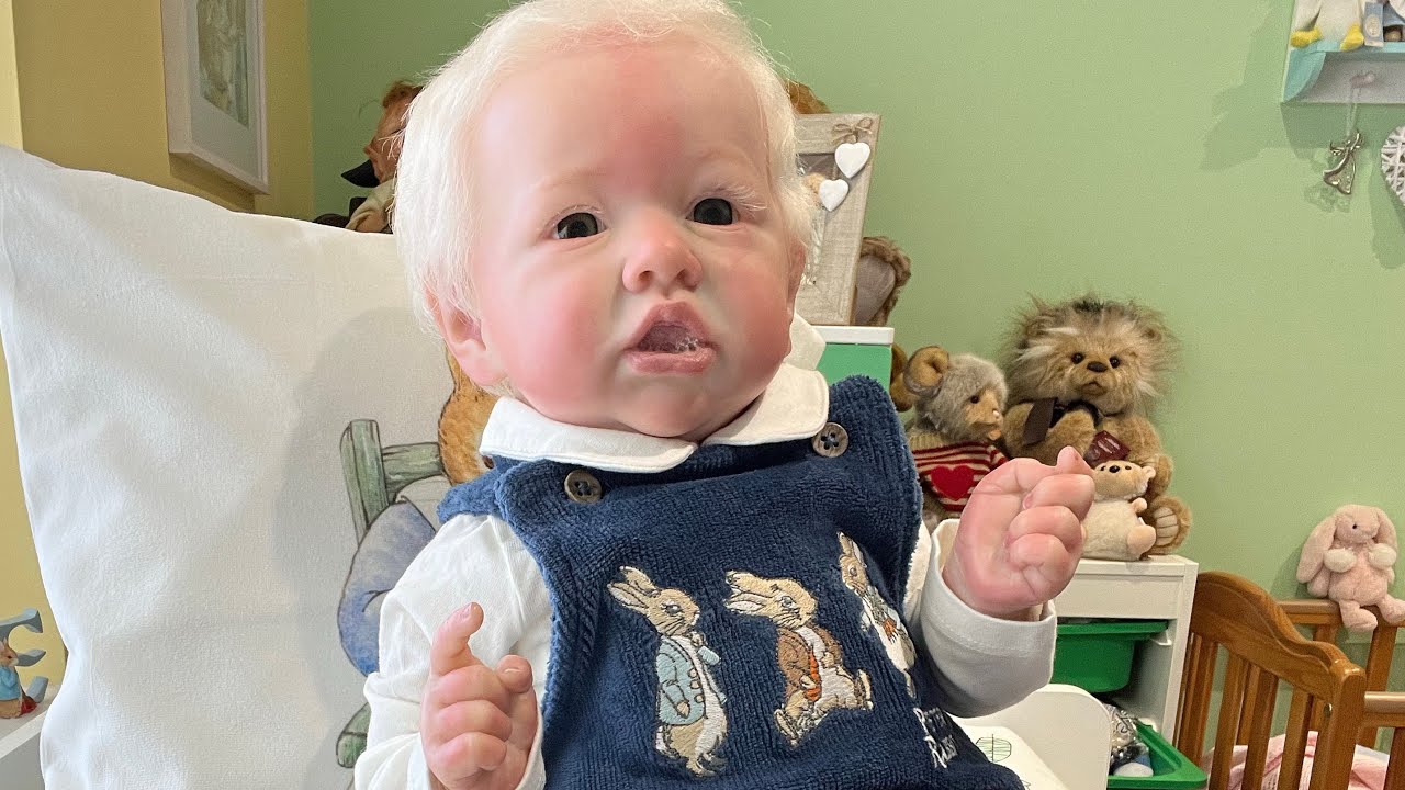 Reborn Joseph ( Saskia by Bonnie Brown) into a Peter Rabbit outfit for ...