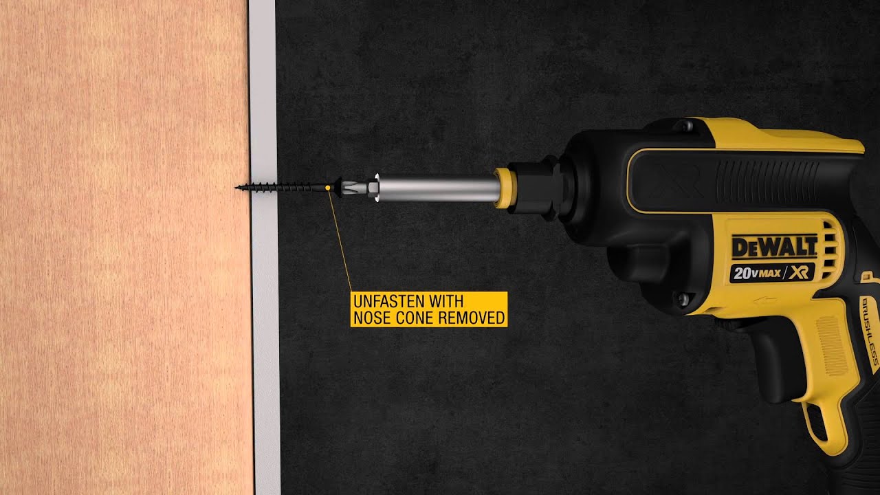 20V MAX* XR Li-Ion Brushless Drywall Screwgun (DCF620) - YouTube
