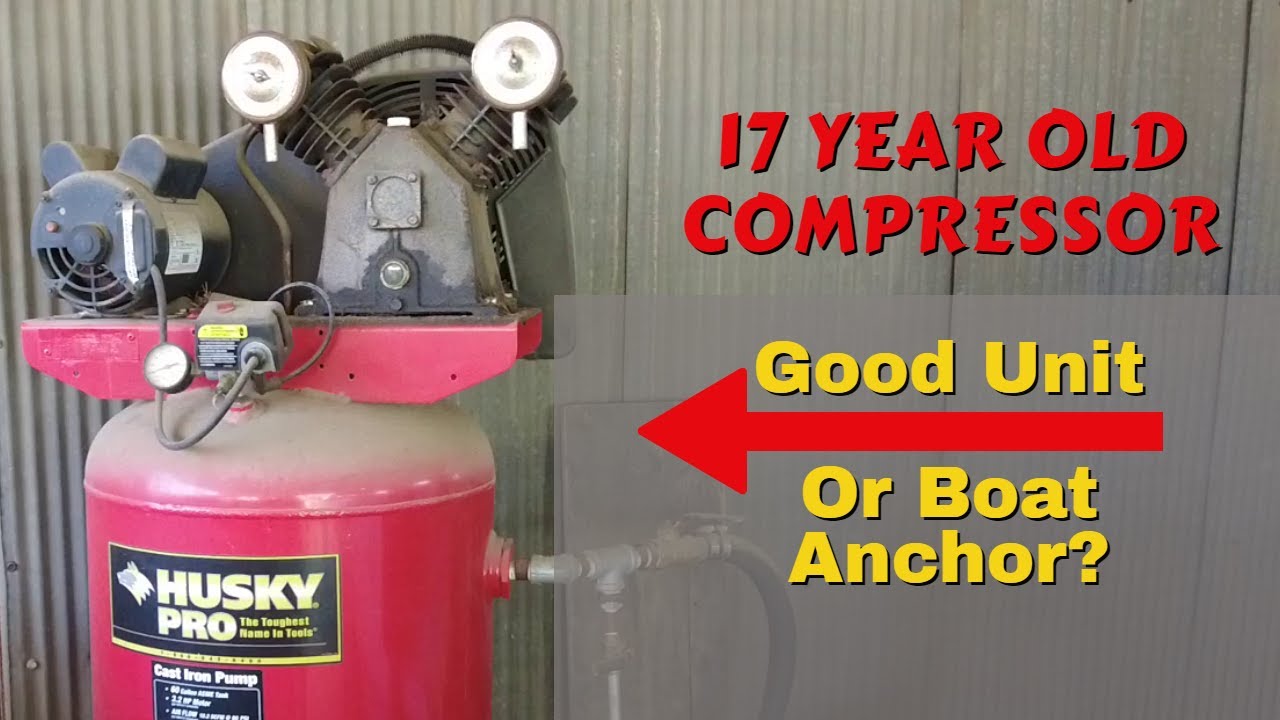 Old Husky Pro Air Compressor Failure - Can We Save It? - YouTube
