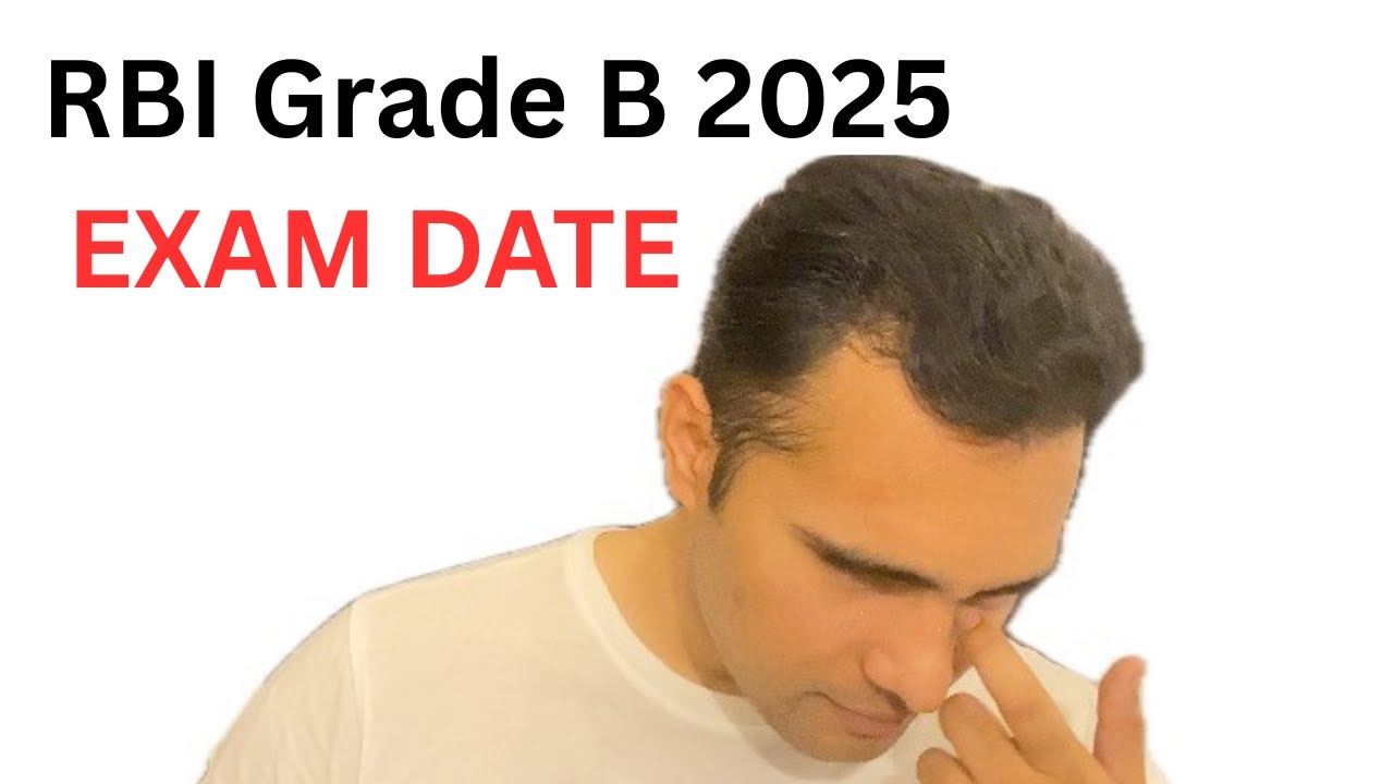 RBI grade B exam date 2025 (expected) - YouTube