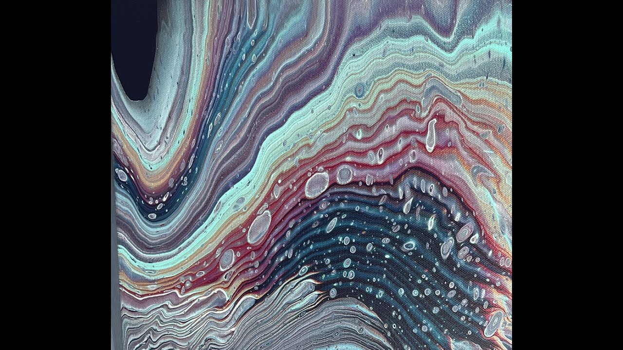 Acrylic Ring Pour~When Neptune EXPLODES~Acrylic Pouring~#89 - YouTube