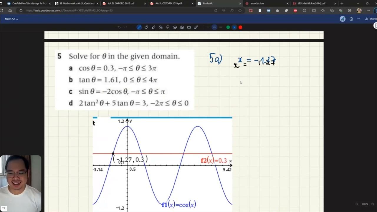 Solving a trigonometrical equation using Ti Nspire - YouTube