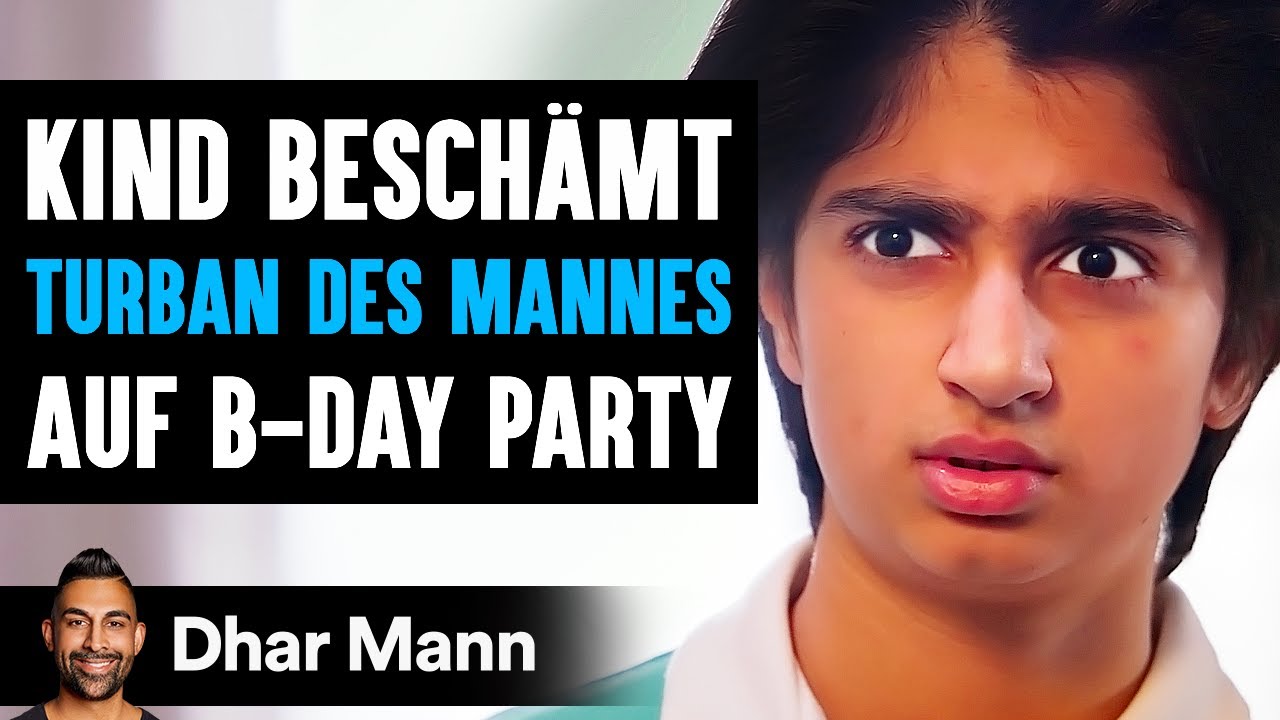 KIND BESCHÄMT Turban Des Mannes Auf B-Day Party | Dhar Mann - YouTube