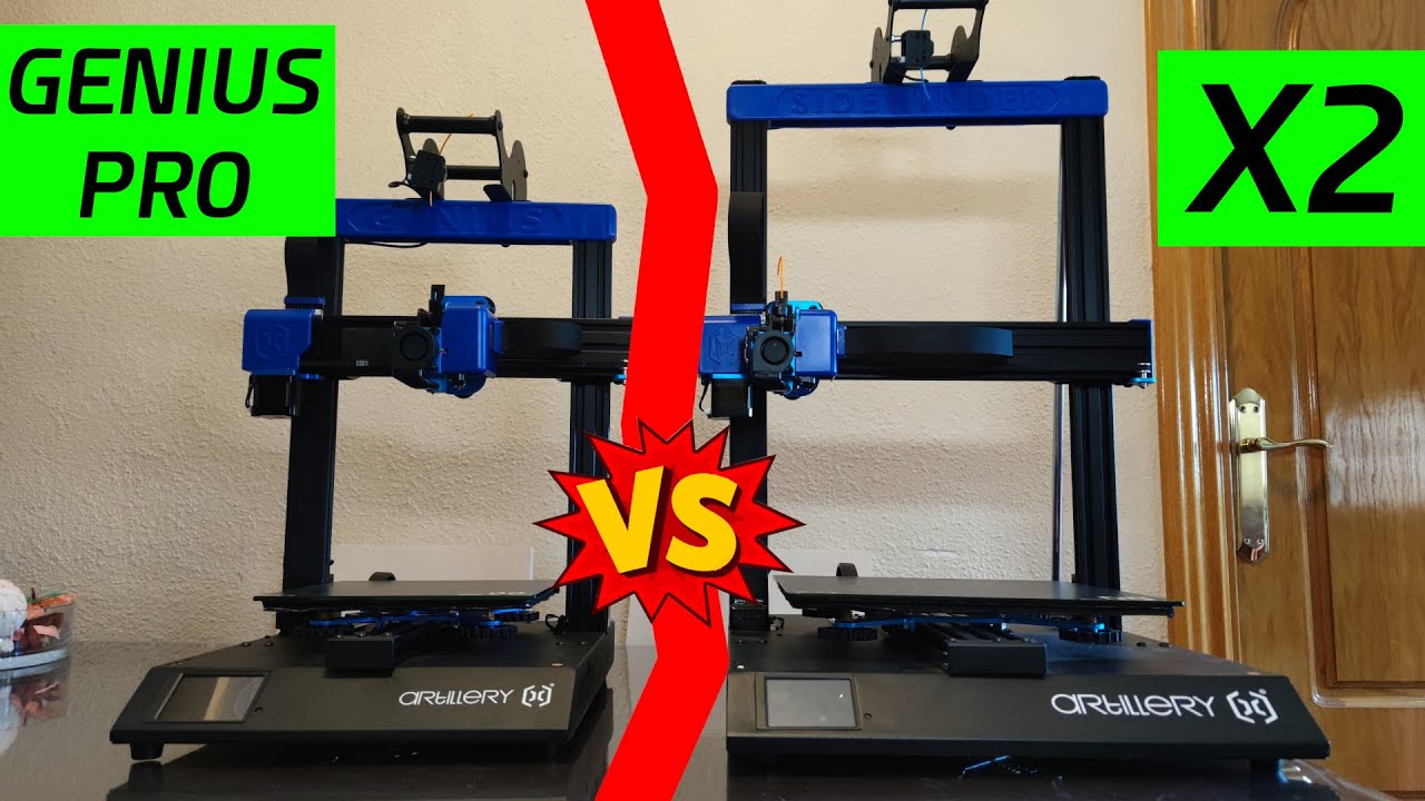Artillery X2 Vs Artillery GENIUS PRO Comparativa MEJORES IMPRESORAS artillery-x2-vs-artillery-genius-pro-comparativa-mejores-impresoras