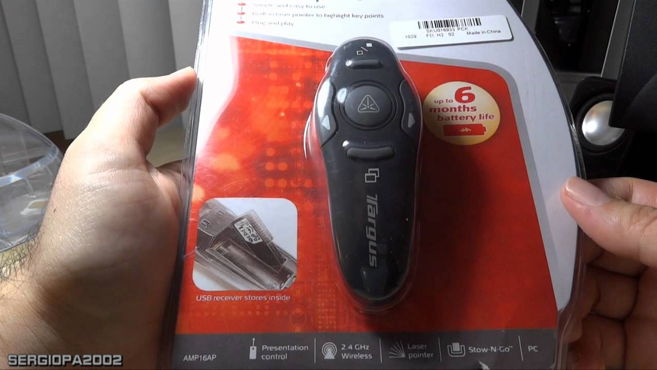Review of the Targus Wireless Presenter with laser pointer found on ...