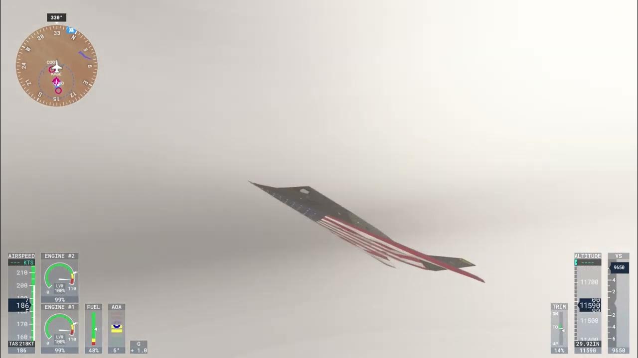 The Amazing F-117 Nighthawk in the New Microsoft Flight Simulator 2024 - YouTube