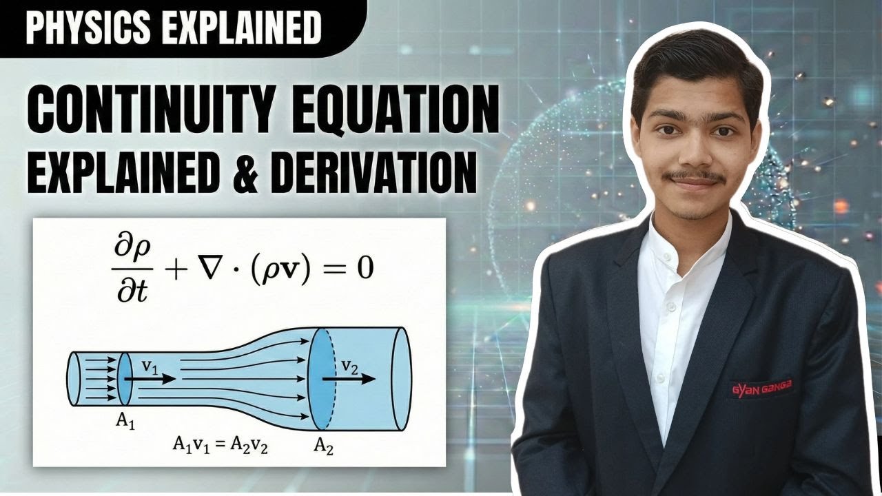 Equation of Continuity Derivation | Conservation of Charge Explained ...