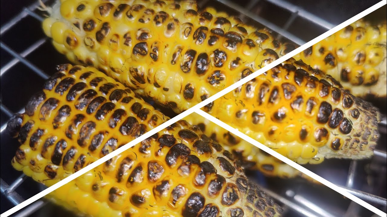 Healthy And Easy Burnt Sweet Corn||Charred Sweet Corn - YouTube