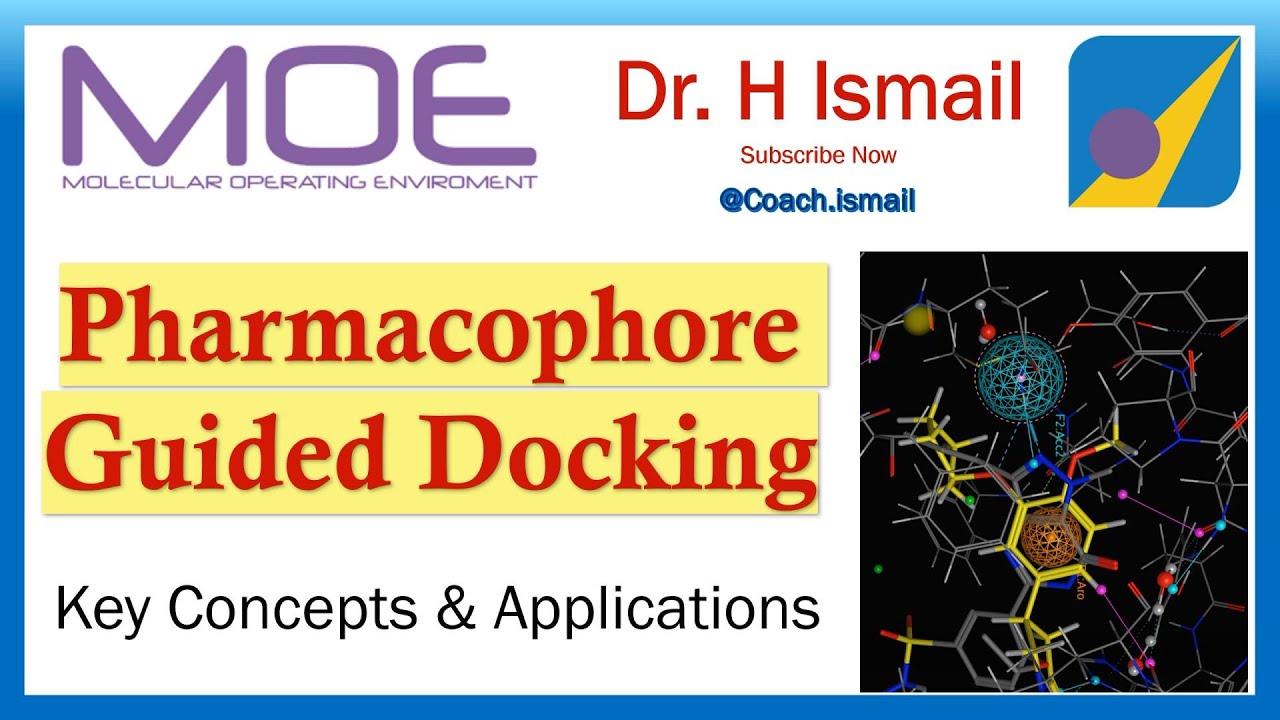 Pharmacophore Guided Docking Using MOE | Molecular Docking Tutorial ...