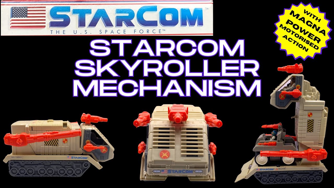 Starcom Skyroller mechanism and functions, Vintage Starcom toy - YouTube