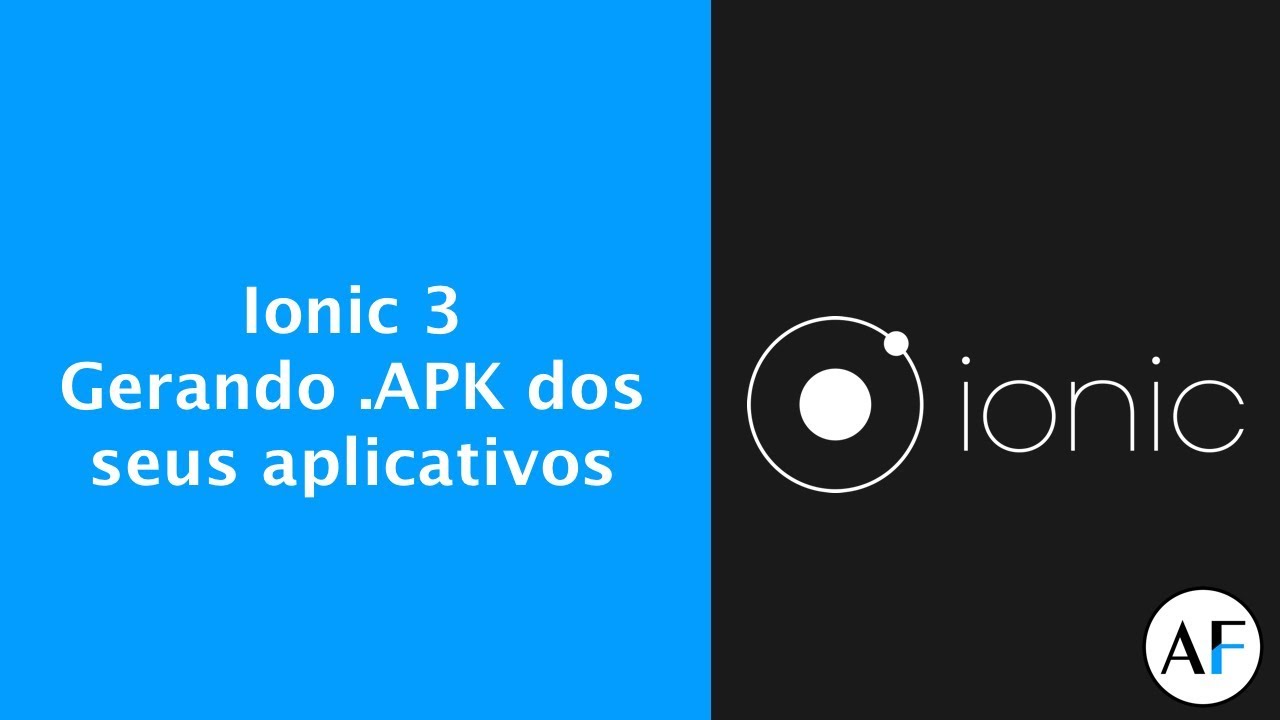 Ionic 3 - Gerando apk - YouTube Ionic 3 - Gerando apk - YouTube