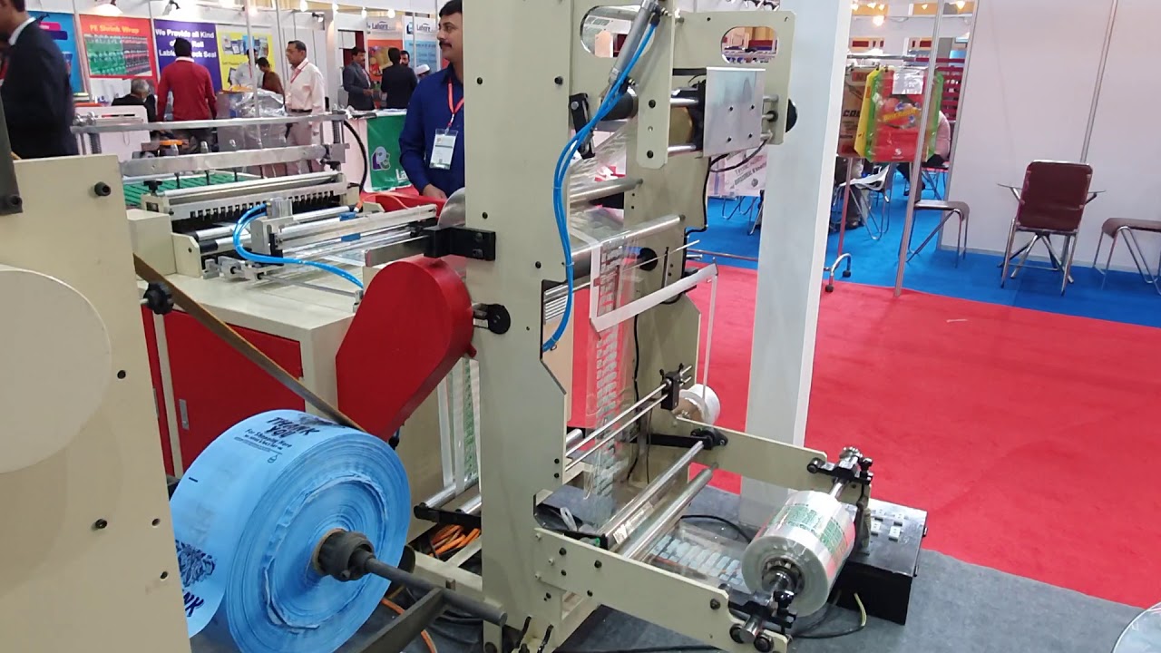 High Speed Side Seal Plastic Bag Making Machine Minimum Cut of Bag ...