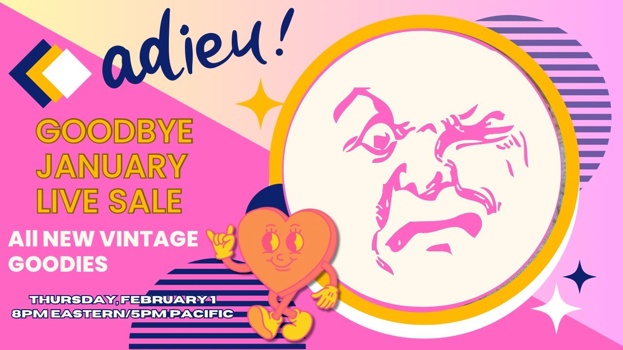 LIVE SALE FRESH VINTAGE THURSDAY FEBRUARY 1 8pm Edt 5pm Pdt live-sale-fresh-vintage-thursday-february-1-8pm-edt-5pm-pdt