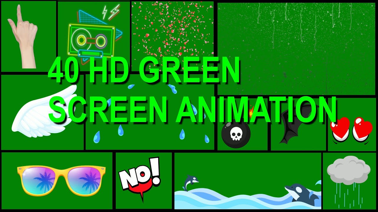 Green Screen Effects Compilation (HD ANIMATION ONLY - PART 01) - YouTube