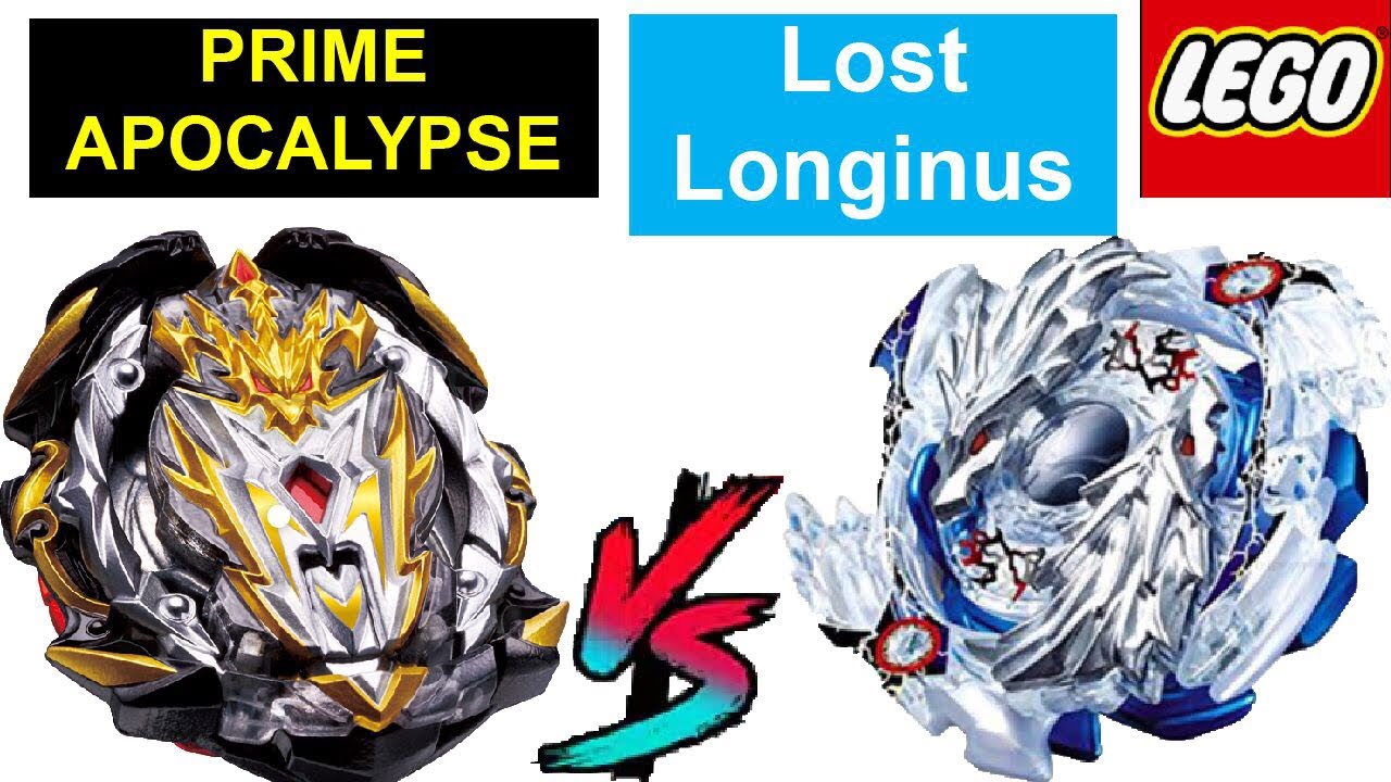 LOST LONGINUS vs PRIME APOCALYPSE [BEYBLADE BURST RISE] ll Lego ...