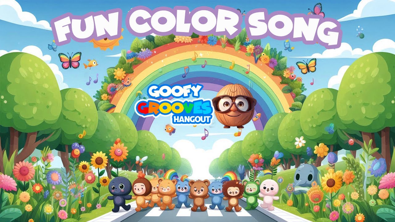 "Fun Color Song for Toddlers | Educational Nursery Rhyme About Nature's ...