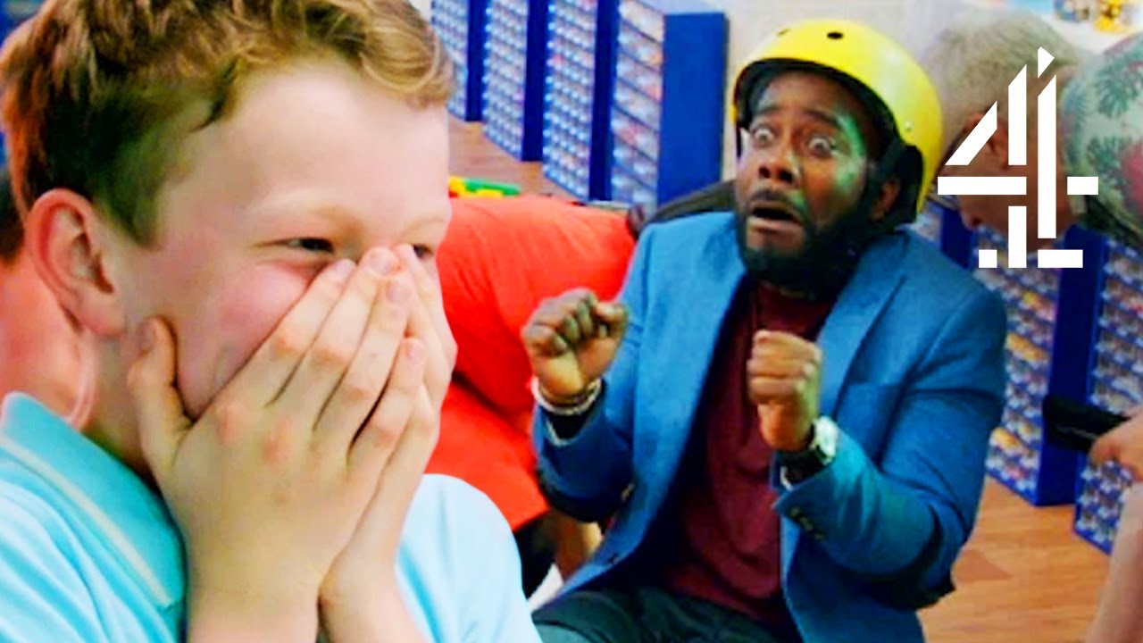 Host Accidentally Breaks Kid's Lego Creation By Sitting On It! | LEGO ...